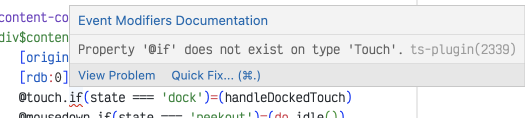 @touch.if incorrectly highlighted as a type error · Issue #696 · imba ...