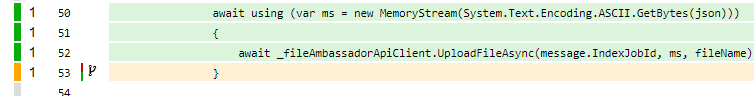Incorrect Branch Coverage With Await Using · Issue 914 · Coverlet