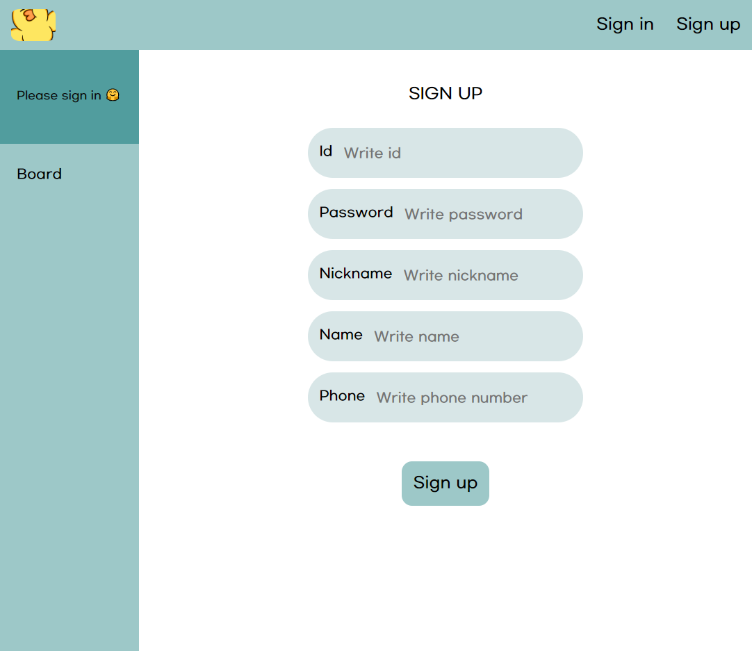 GitHub - nvrtmd/react-board-project: 회원가입 및 로그인 기능이 제공되는 게시판 서비스 - Front(React)