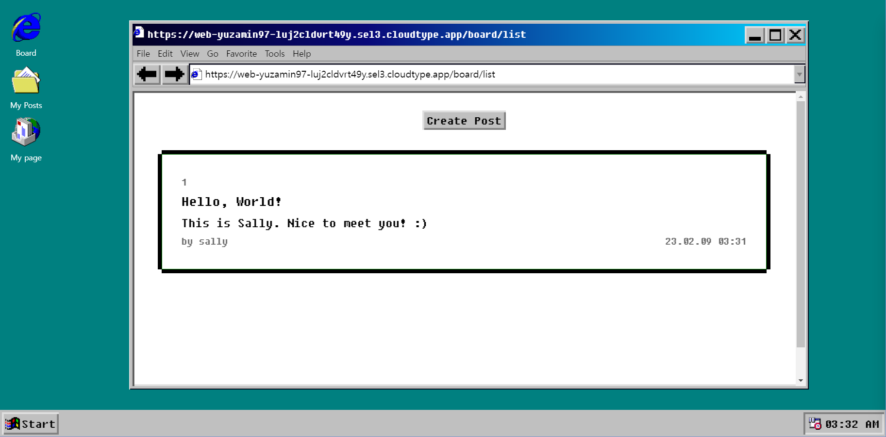 GitHub - nvrtmd/react-membership-board-ts: Window98🌎 콘셉트의 게시판 서비스 - Front(React + TypeScript)