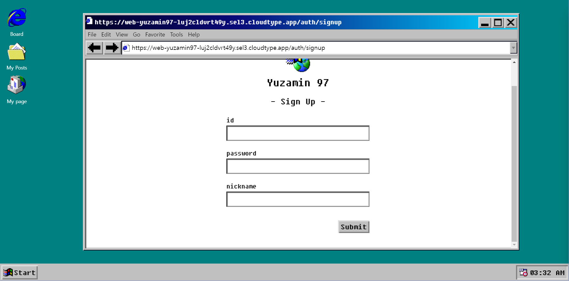 GitHub - nvrtmd/react-membership-board-ts: Window98🌎 콘셉트의 게시판 서비스 - Front(React + TypeScript)