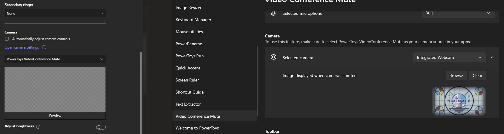 Video Conference Mute - Selected image is not showing · Issue #22835 · microsoft/PowerToys · GitHub