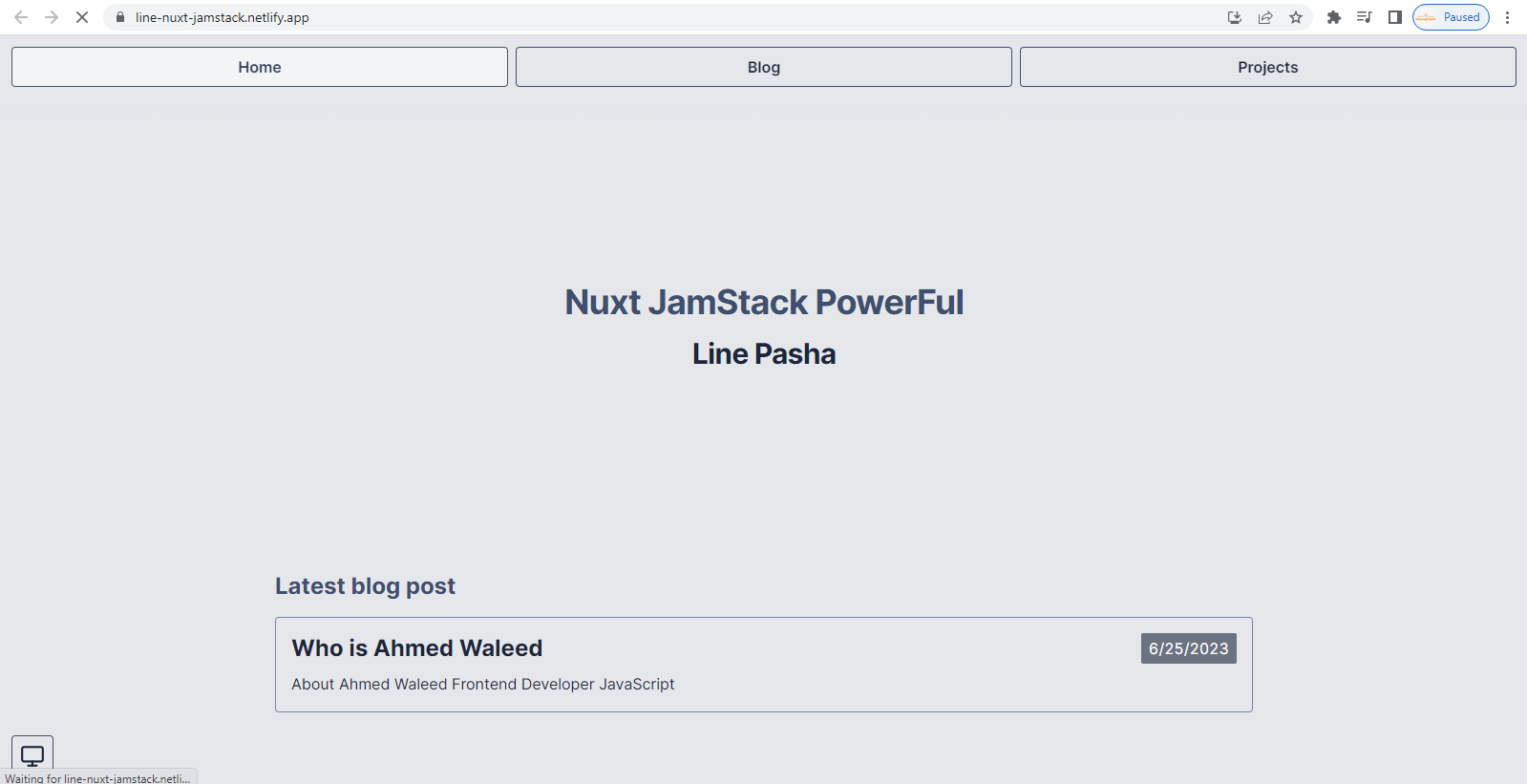 Github Linepasha Nuxt Creative Jamstack Nuxtjs Jamstack Cms Color Switcher Pwa Blog