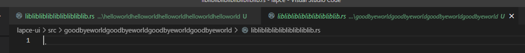 File Buffer Tab Name Truncation · Issue 2044 · Lapcelapce · Github