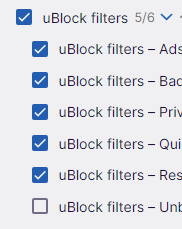 Add intermediate state to checkbox groups · Issue #2687 · uBlockOrigin/uBlock-issues · GitHub