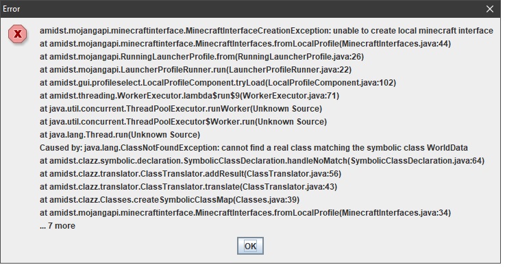 Not working on java 1.16 · Issue #775 · toolbox4minecraft/amidst · GitHub