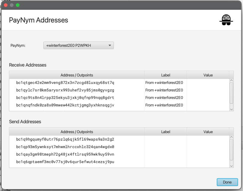 payment to sparrow paynyms possible or not possible? · Issue #366 · sparrowwallet/sparrow · GitHub