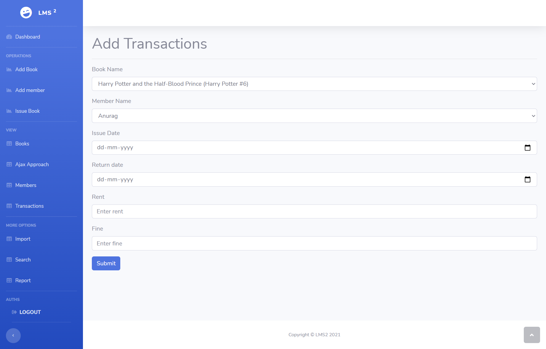 GitHub - Anurag0911/Library-Managemenet-System