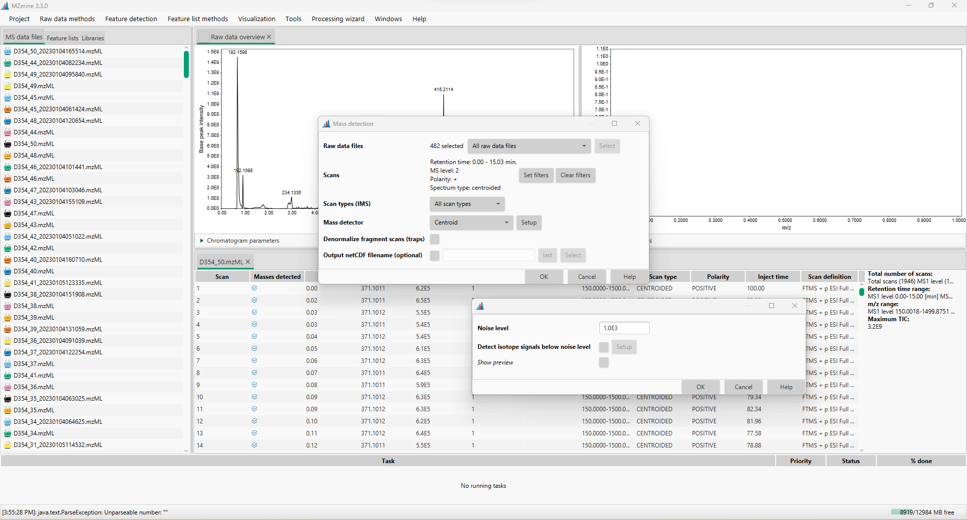Export for GNPS Feature Based Molecular Networking not working correctly · Issue #1089 · mzmine ...