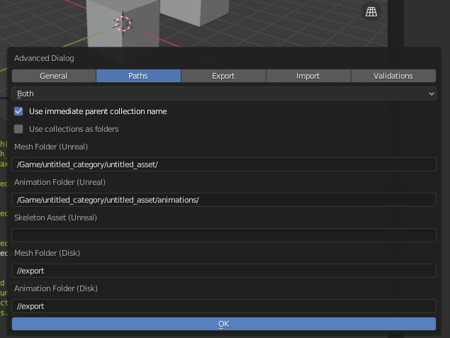 Send to Unreal: Ability to export FBX to "Blender_file_path/Subfolder" · Issue #353 ...