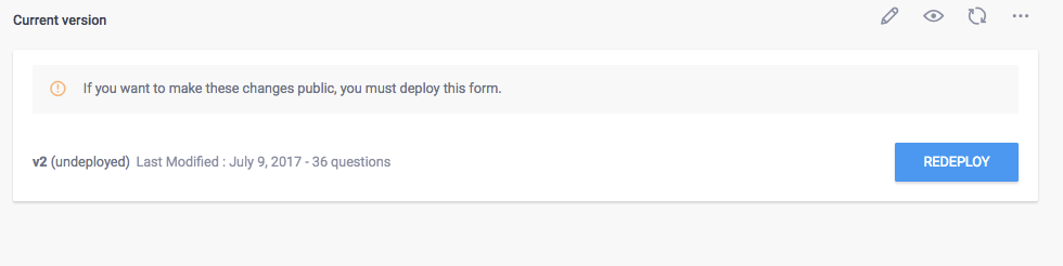 Form with only one deployed version shows undeployed v2 · Issue #1469 · kobotoolbox/kpi · GitHub