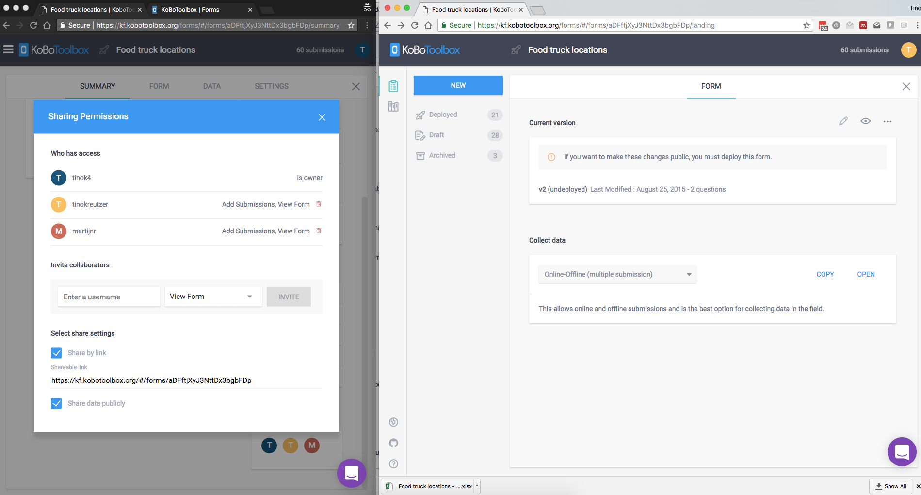 Data of project shared publicly is not accessible · Issue #1589 · kobotoolbox/kpi · GitHub