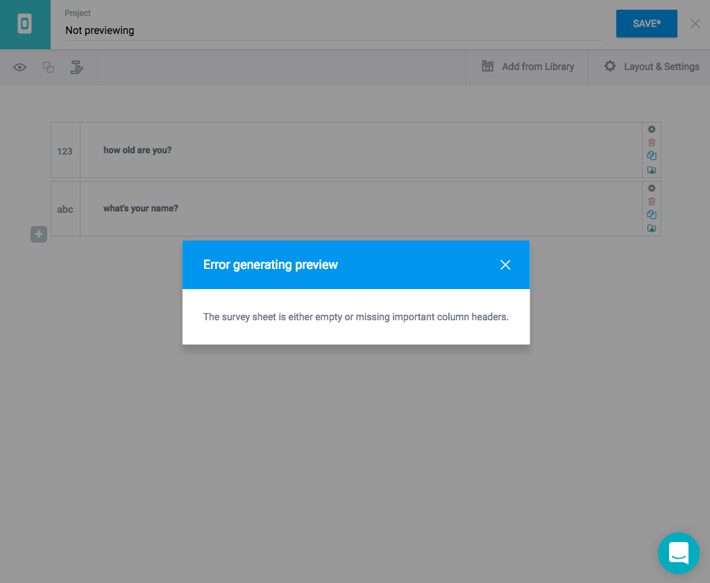 FB preview fails with 'missing column headers' error · Issue #2055 · kobotoolbox/kpi · GitHub