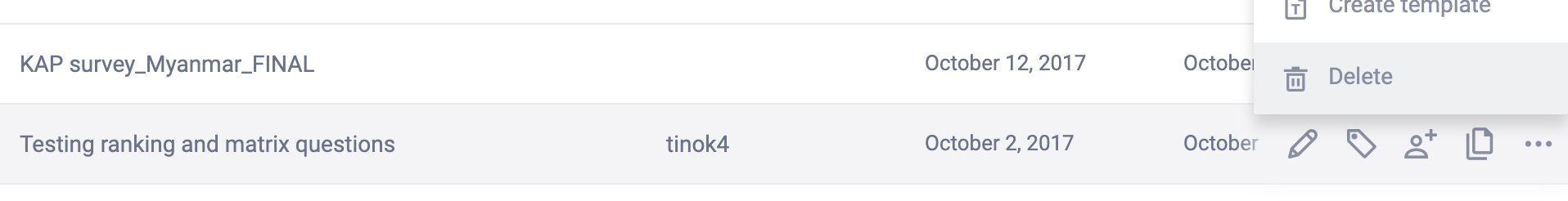 Hide delete project buttons when user is not owner · Issue #2466 · kobotoolbox/kpi · GitHub