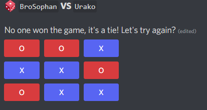Disable Idle Buttons · Issue #354 · utarwyn/discord-tictactoe · GitHub