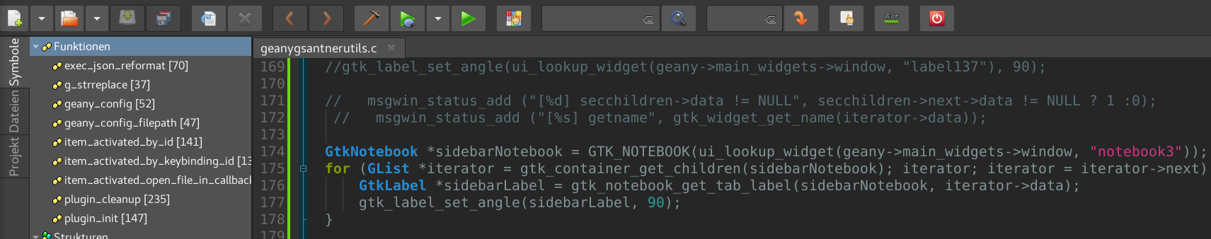 Sidebar tab positions: Add left/right-vertical options · Issue #2107 · geany/geany · GitHub
