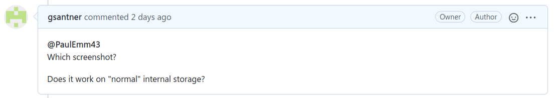 Community discussion - PaulEmm43 · Issue #985 · gsantner/markor · GitHub