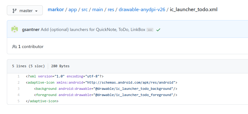Are shourcut icons adaptive? · Issue #1099 · gsantner/markor · GitHub