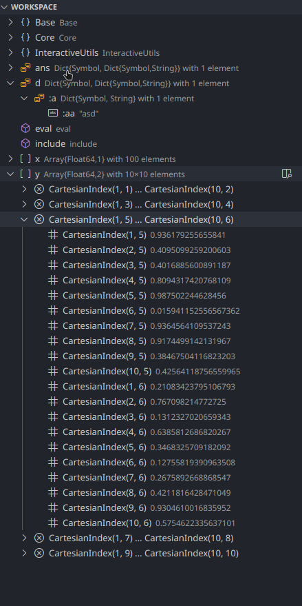 Support for Variables Viewer from Jupyter Extension · Issue #2020 · julia-vscode/julia-vscode ...