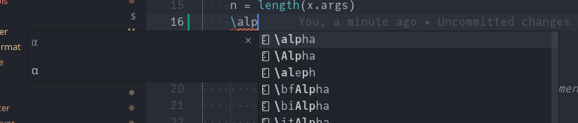 [DOC] How to enable "latex completion in Julia VS Code" · Issue #2181 · julia-vscode/julia ...