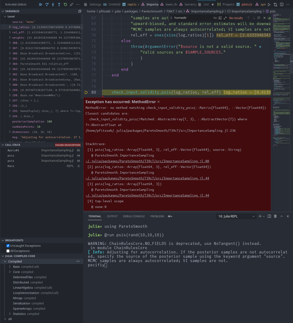 Vscodeloopvectorization Causes Debugger Crash · Issue 2245 · Julia Vscodejulia Vscode · Github