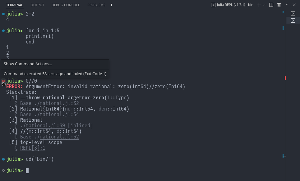 Investigate Experimental Shell Integration · Issue 2878 · Julia Vscodejulia Vscode · Github
