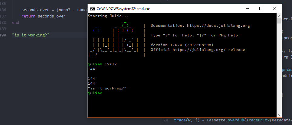 Juno terminal and interaction with the editor · Issue #28 · JunoLab/Juno.jl · GitHub