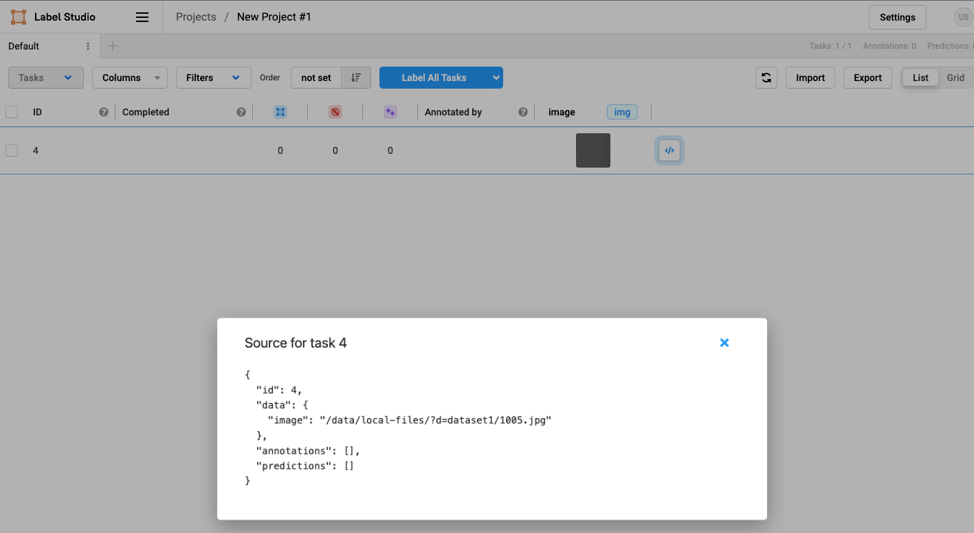 Images are not displayed when importing local tasks from JSON files ...