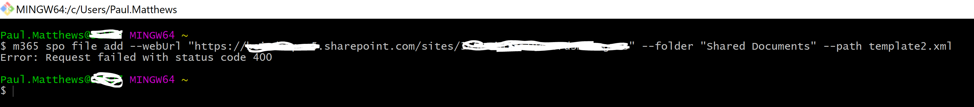 Bug report: Adding File to SharePoint fails with status code 400, file uploads · Issue #1936 ...