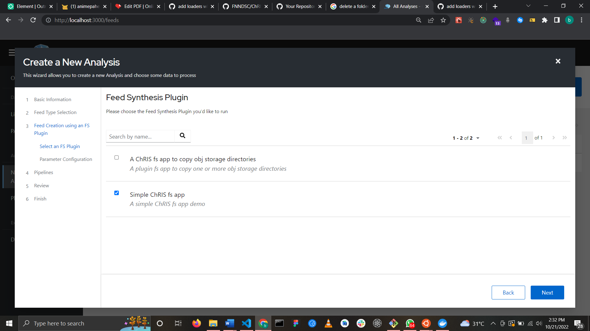 making plugin selcetable without deselecting the previous selected one when creating new ...