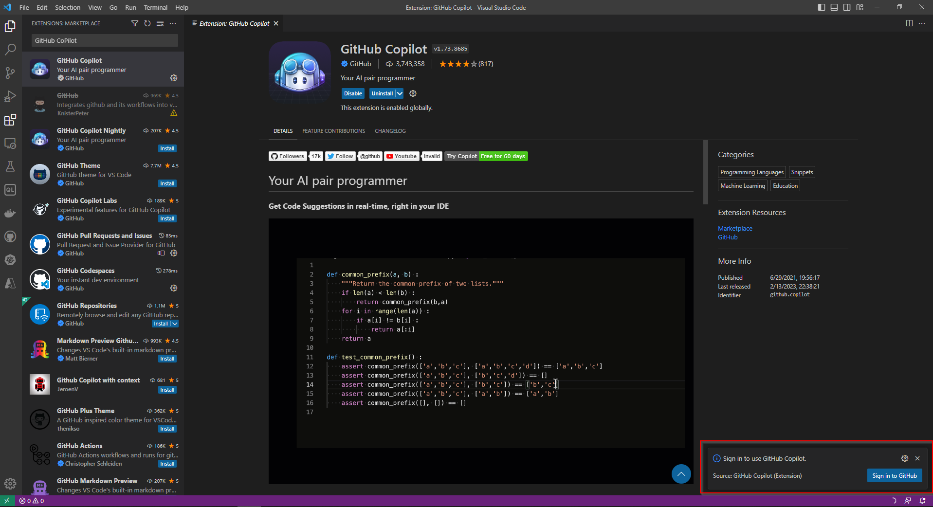 Copilot-bootcamp-labs-draft/labs/2-VsCode.md at main ...