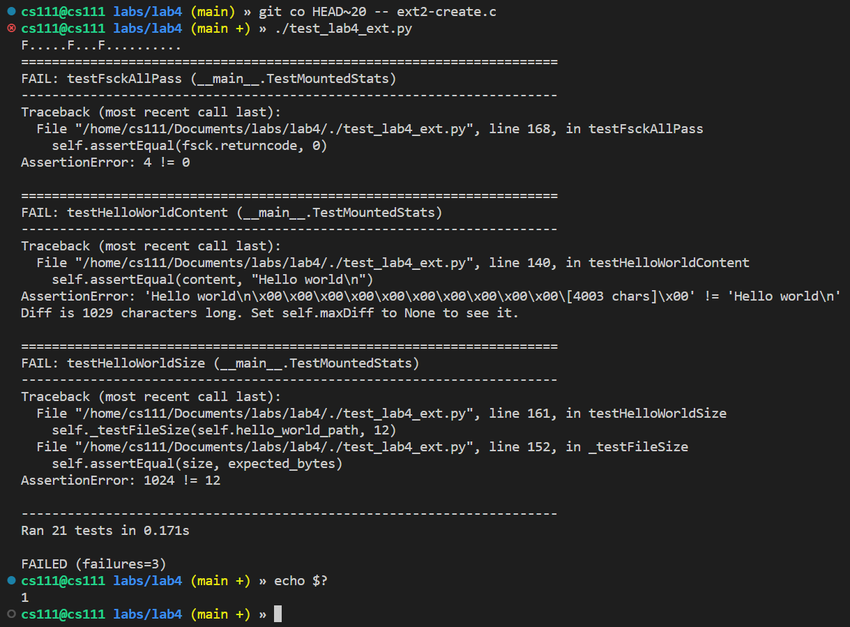 GitHub - vinlin24/ext2-test-suite: Test suite for W23 COM SCI 111 Lab 4 ...