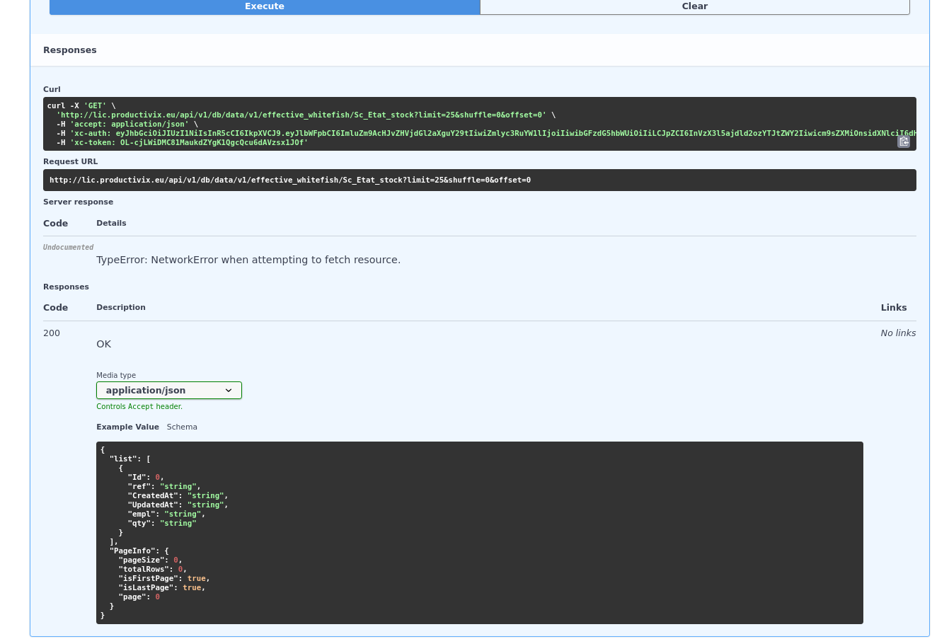 🐛 Bug: API Url mixes between project Id, project name in Swagger, doc ... · Issue #6187 · nocodb ...