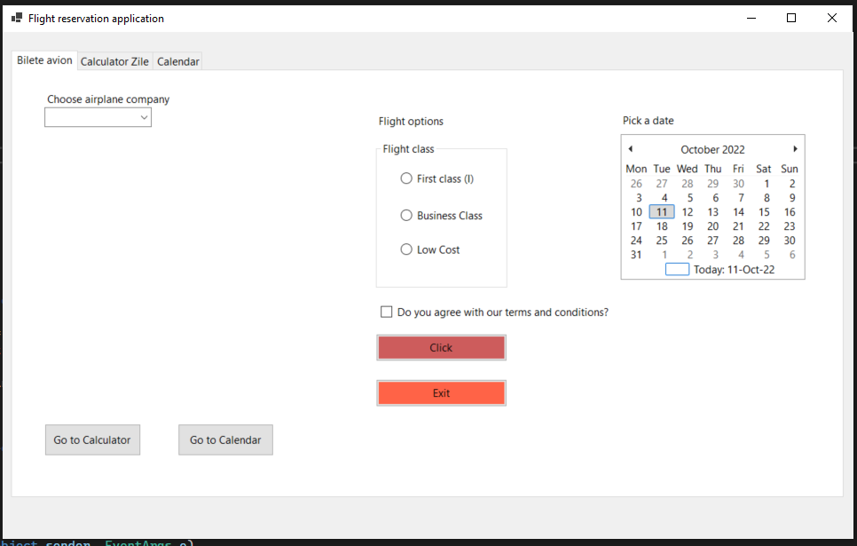 GitHub - alexvalentin/Flight-Reservation-Application: A sample Windows Forms application created ...