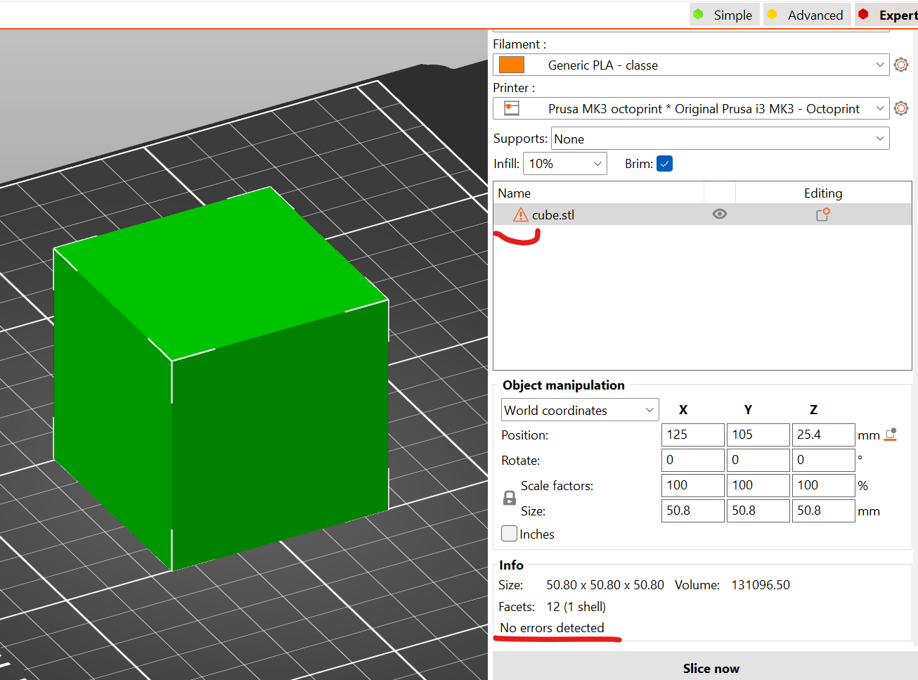 Repair button remains after model is reloaded with no errors · Issue #8868 · prusa3d/PrusaSlicer ...
