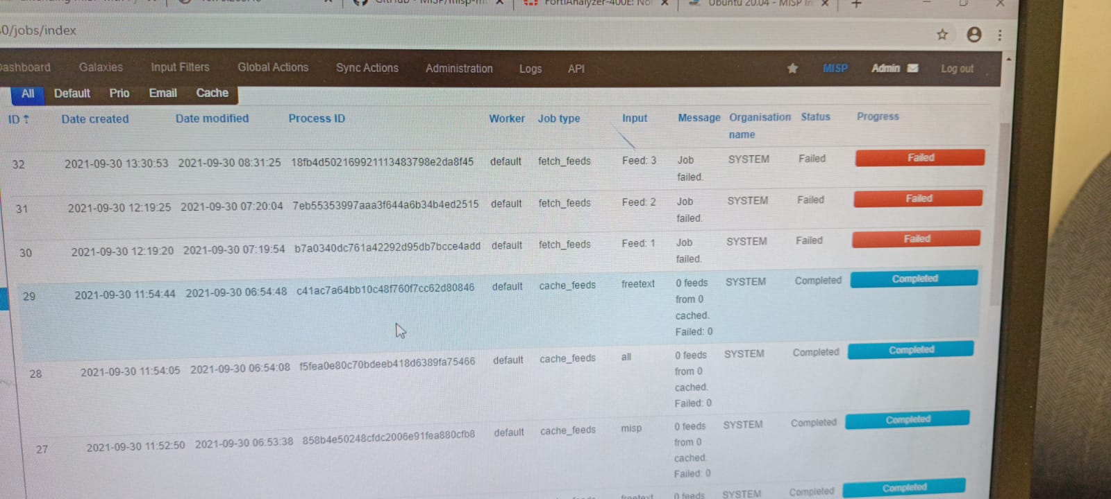 Misp Feeds Issue · Issue 7787 · Misp Misp · Github
