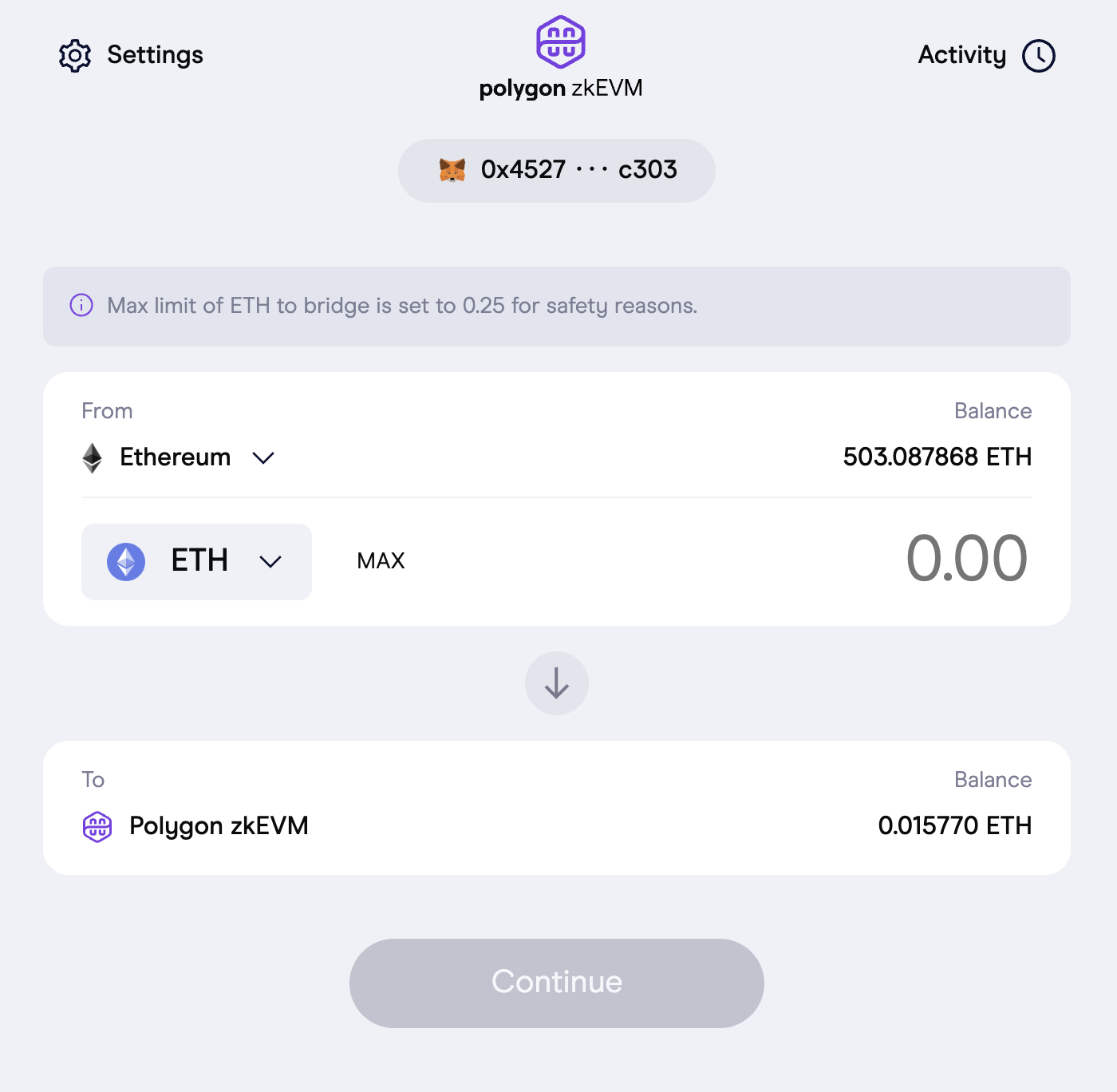 Use The Maxetherbridge From The Bridge Sc · Issue 177 · 0xpolygonhermez Zkevm Bridge Ui · Github
