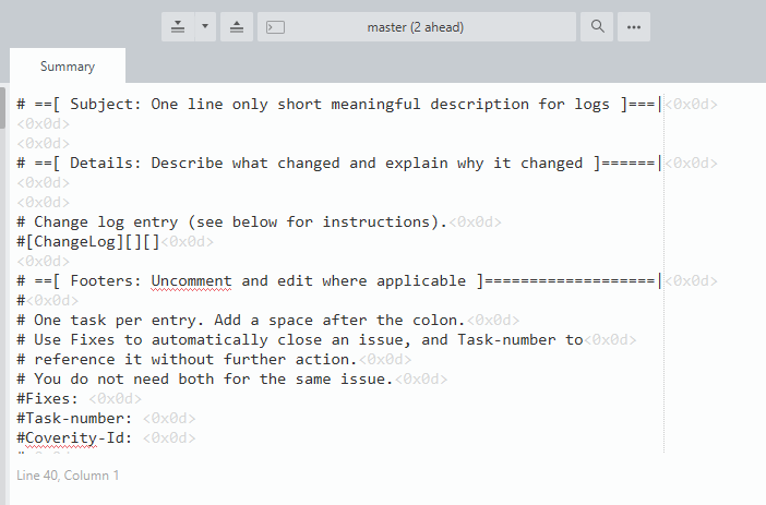 Commit message editor on Windows should work with \r\n in template · Issue #1226 · sublimehq ...