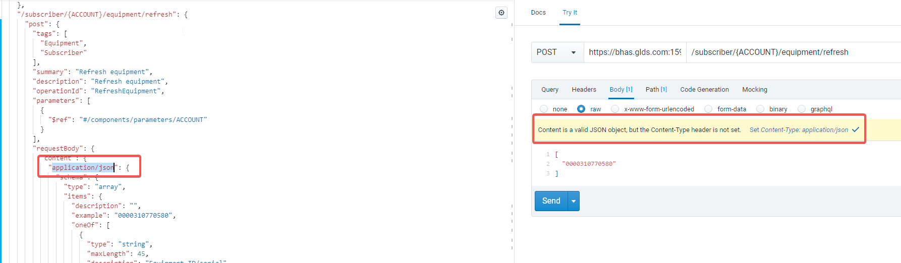 Try It: Send Content Type · Issue #833 · stoplightio/elements · GitHub