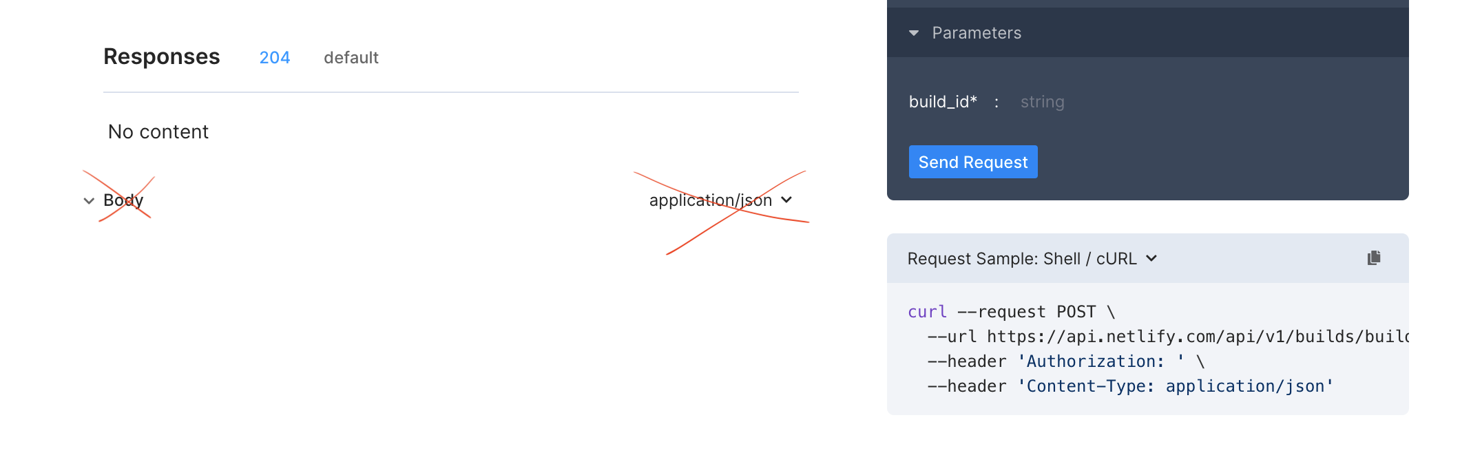 Hide body for 204 · Issue #1074 · stoplightio/elements · GitHub