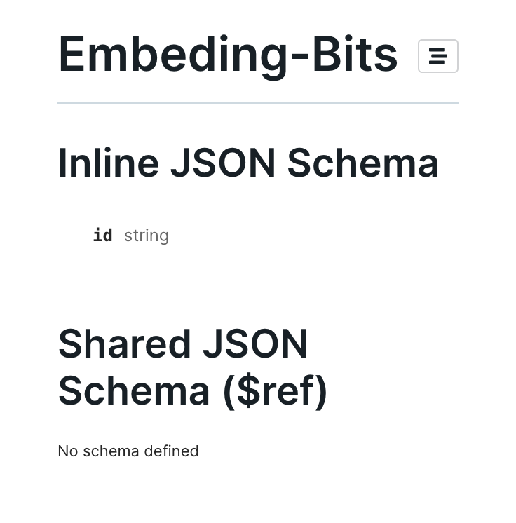 Embedding JSON Schema via $ref shows "No Schema Defined" · Issue #1365 · stoplightio/elements ...