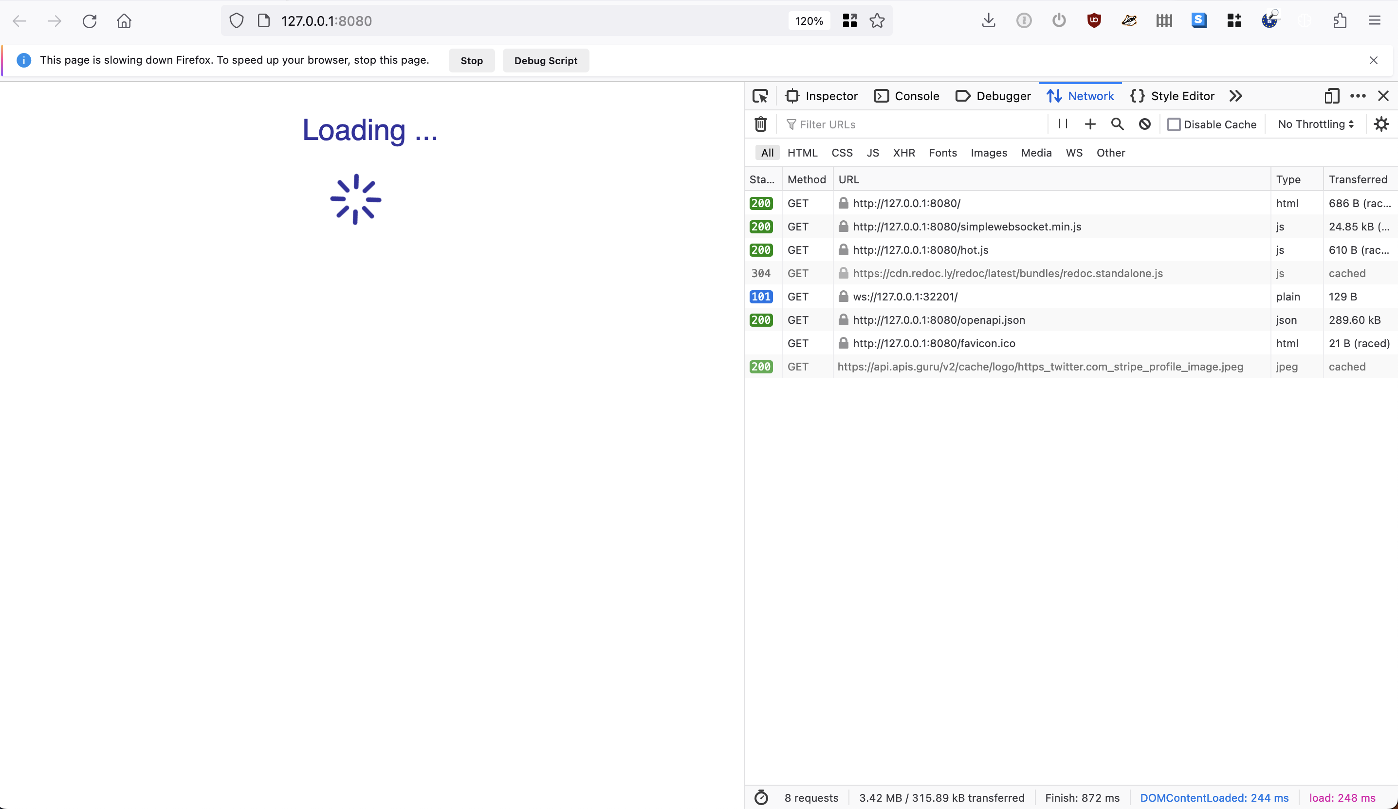 preview-docs with Stripe's OpenAPI will hang Firefox · Issue #1238 · Redocly/redocly-cli · GitHub