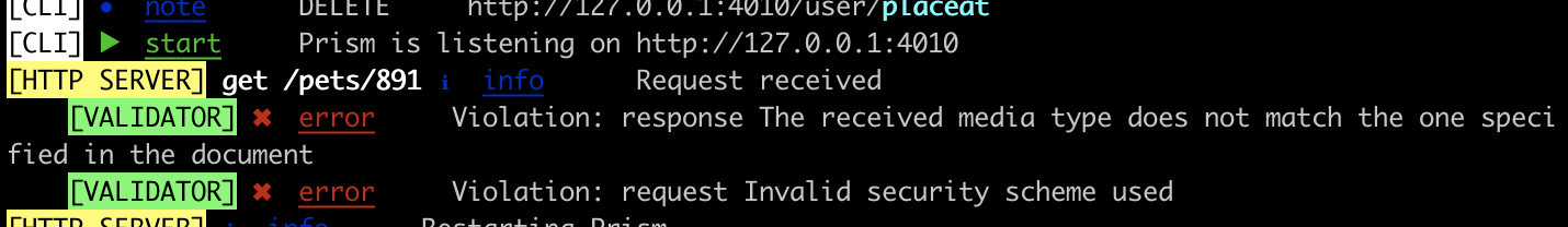 Proxy/Violations Feedback · Issue #805 · stoplightio/prism · GitHub