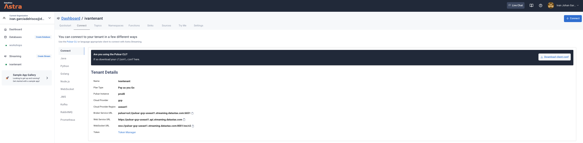 Github Ivangdr Connect Remotely To Astra Streaming And Execute Pulsar Admin And Pulsar Client