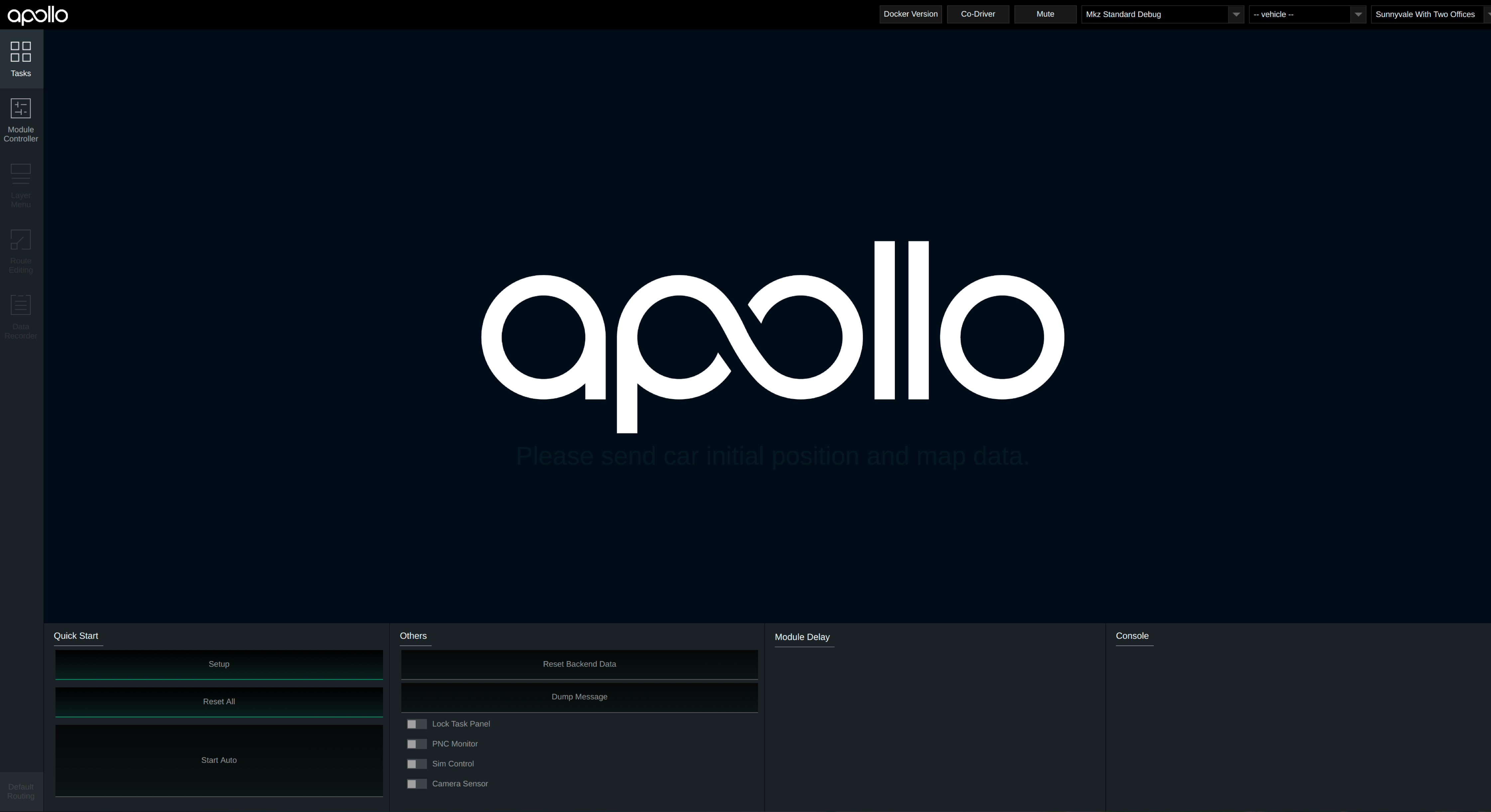How should I do to run the Apollo platform with real environment datasets. such as https ...