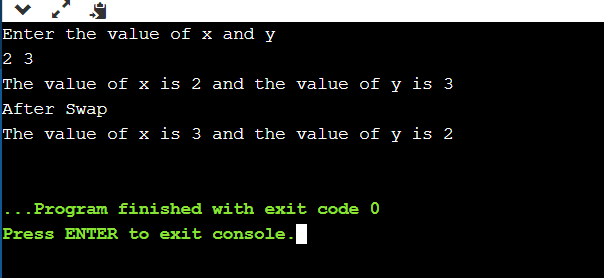 ADDED THE CODE FOR CALL BY REFERENCE IN C++/CPP #3580 by HitainKakkar ...
