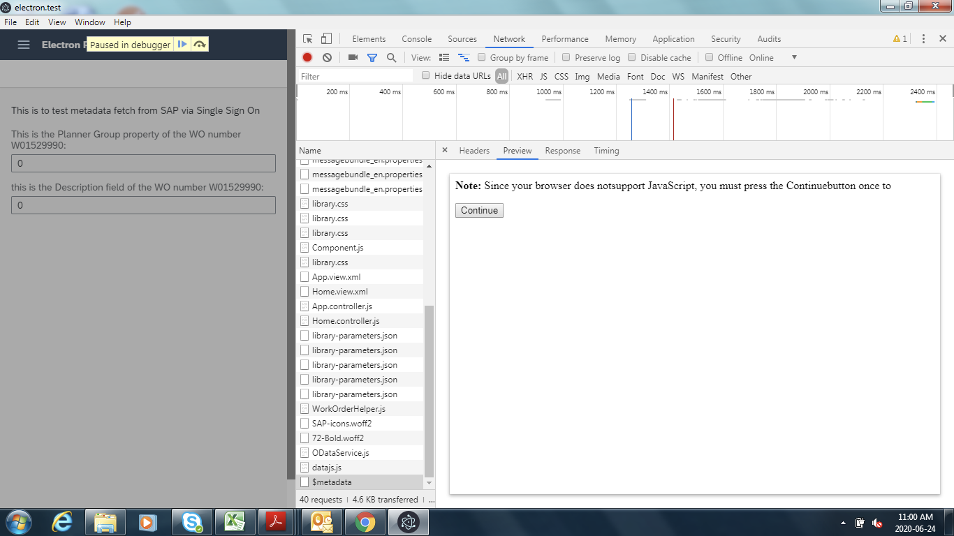 Invalid Metadata Document when calling a OData service in SAP · Issue #24288 · electron/electron ...