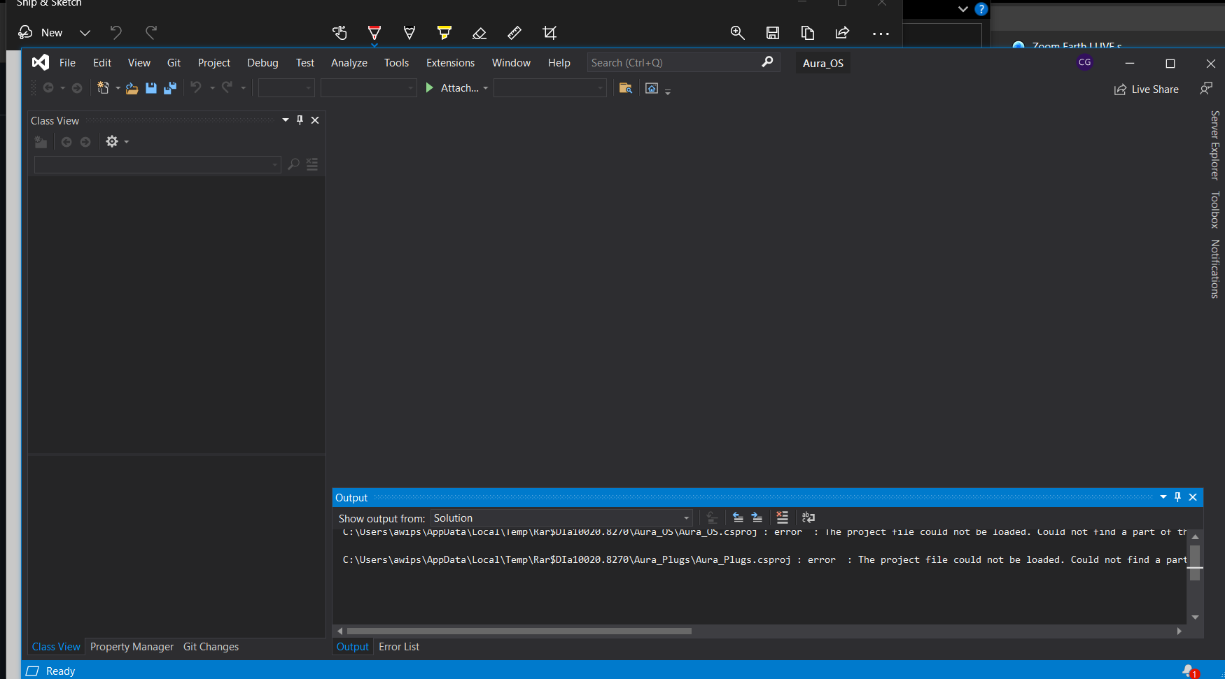 os wont even load in VS2019 · Issue #209 · aura-systems/Aura-Operating ...