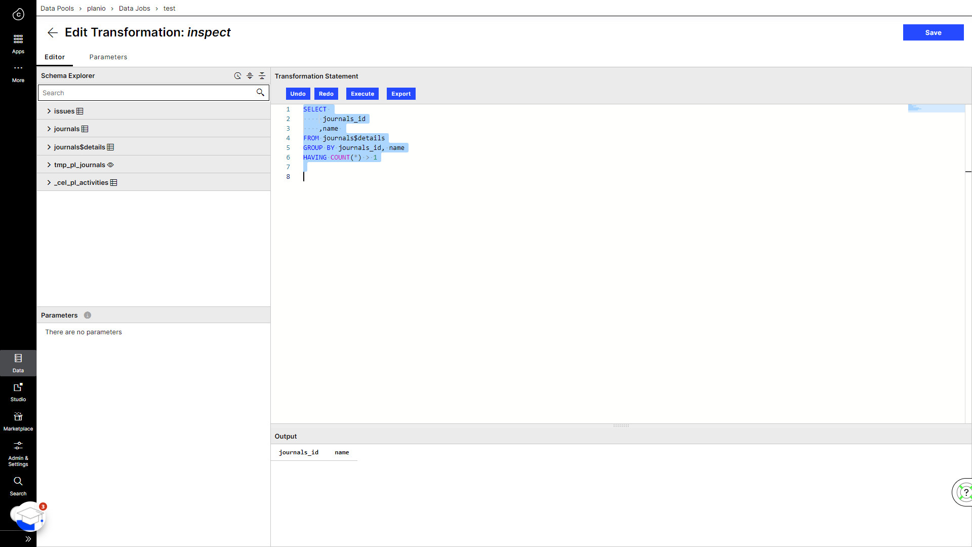 Inspect Table Data By SELECT Statement Celonis Hacks