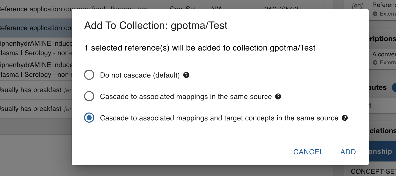 "Add to collection" failing on a particular CIEL concept - cascade bug? · Issue #1370 ...